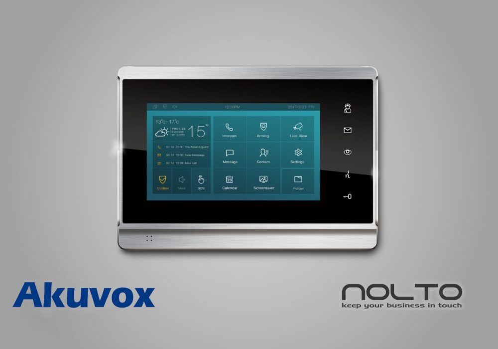 Akuvox C313S IP Interkom Dokunmatik Ekranlı Diyafon Sistemi